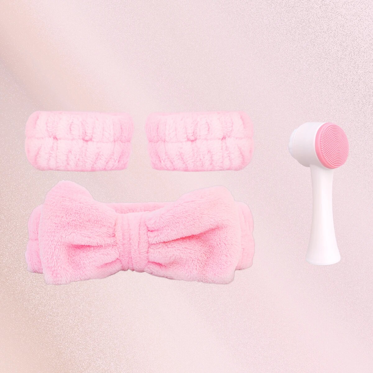 Силиконовый набор для очищения и массажа лица 4PCS