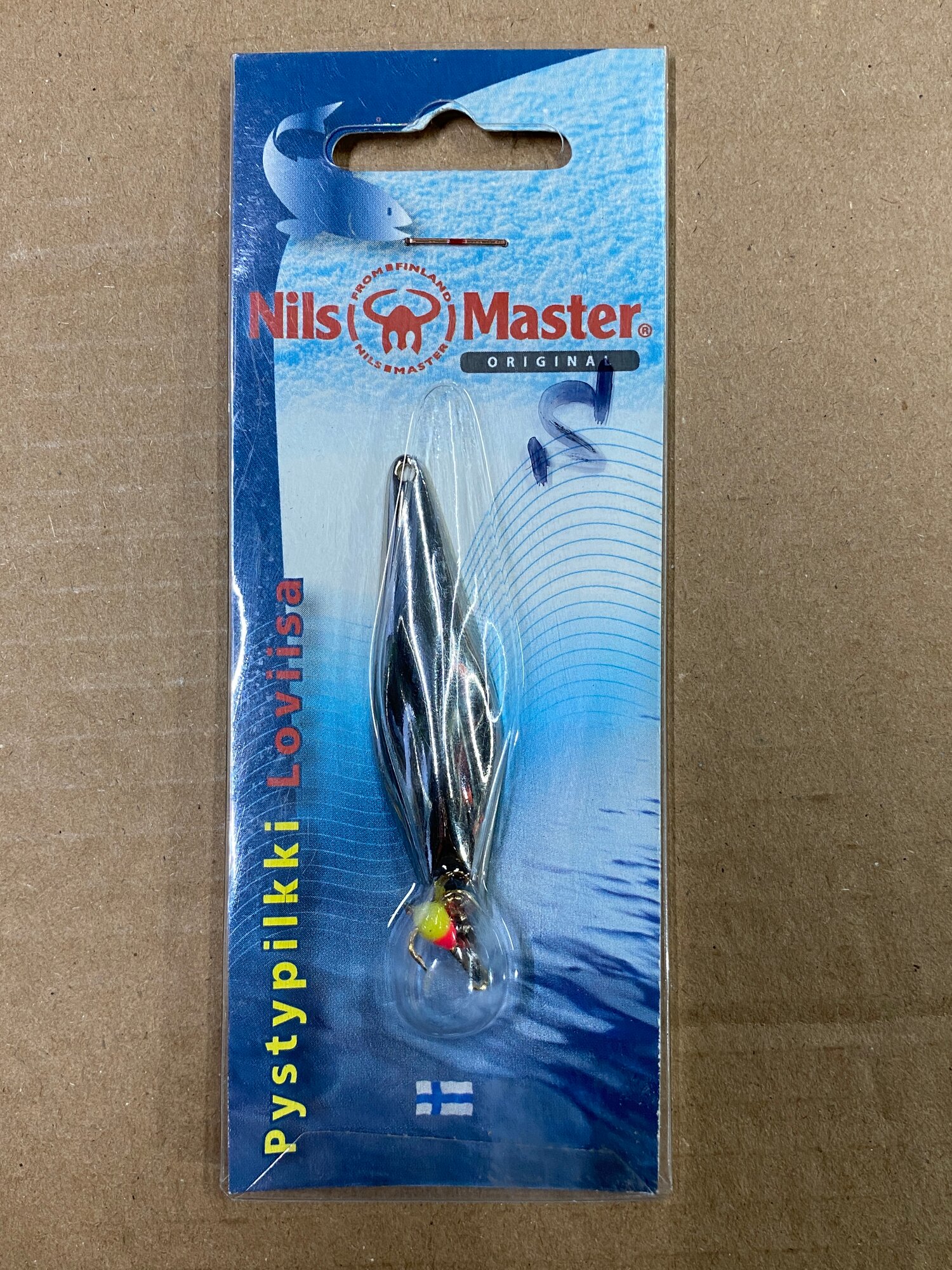 Блесна вертикальная Nils Master Loviisa, 65мм, 11гр, 001 S/B