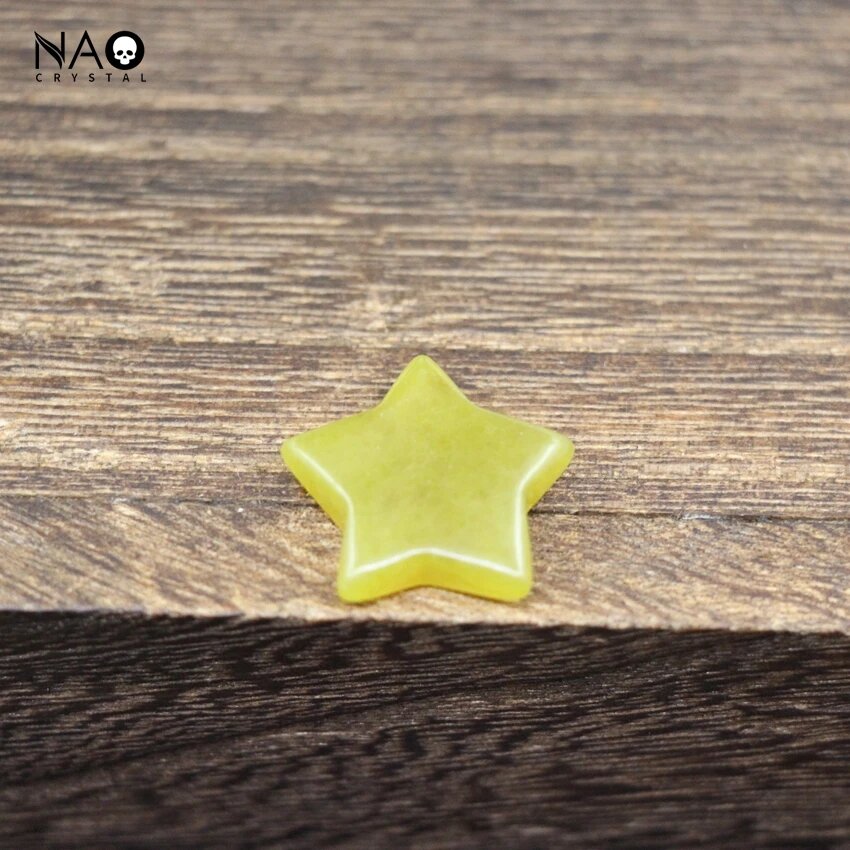 Натуральный звездчатый камень 20 мм Olive Jade