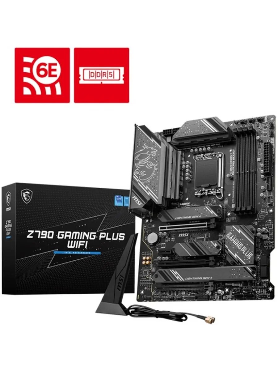 Материнская плата Z790 GAMING PLUS WIFI (LGA1700, ATX)