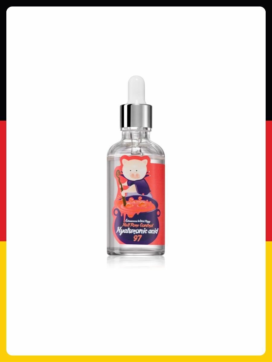 Сыворотка для ухода за кожей Elizavecca Witch Piggy Hell-Pore Control Hyaluronic Acid 97% Intensive Hydrating Serum with Hyaluronic Acid, 50 мл