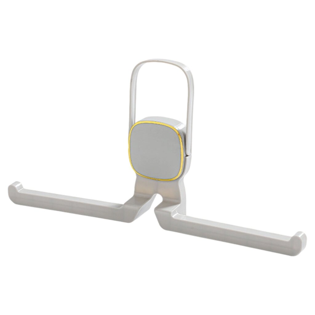 Стеллаж для хранения головных уборов для аксессуаров для волос, без перфорации, балконный стеллаж для хранения, настенный стеллаж для хранения-серый