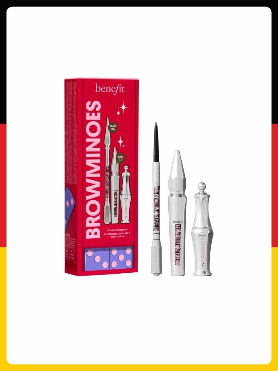 Набор для бровей BENEFIT BROWminoes Eyebrow Set 3.5 Medium Brown
