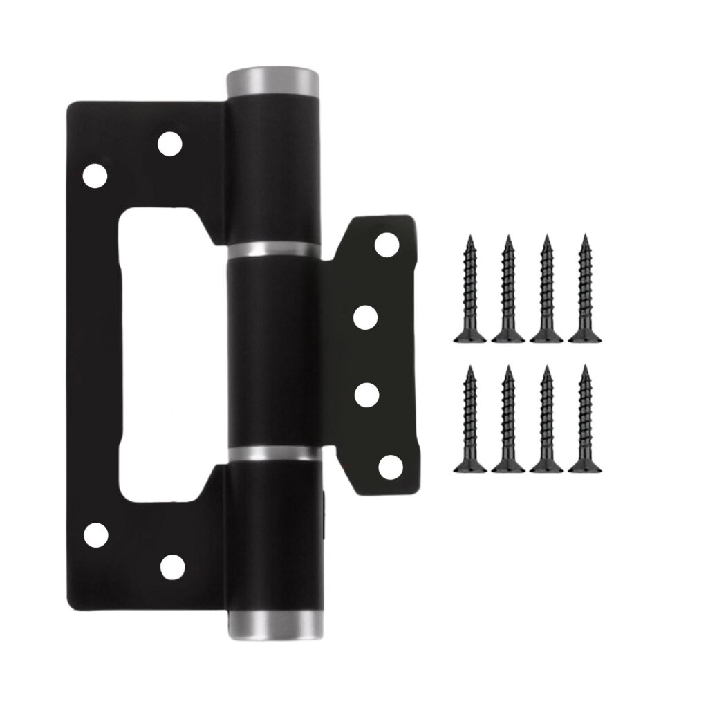 Невидимые дверные петли, внутреннее и внешнее открывание, автоматическое закрывание, деревянная дверь, бесшумные петли-гидравлические петли