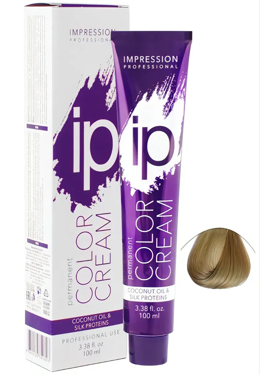 Стойкая крем-краска тон "Очень светлый блонд натуральный 9.00"