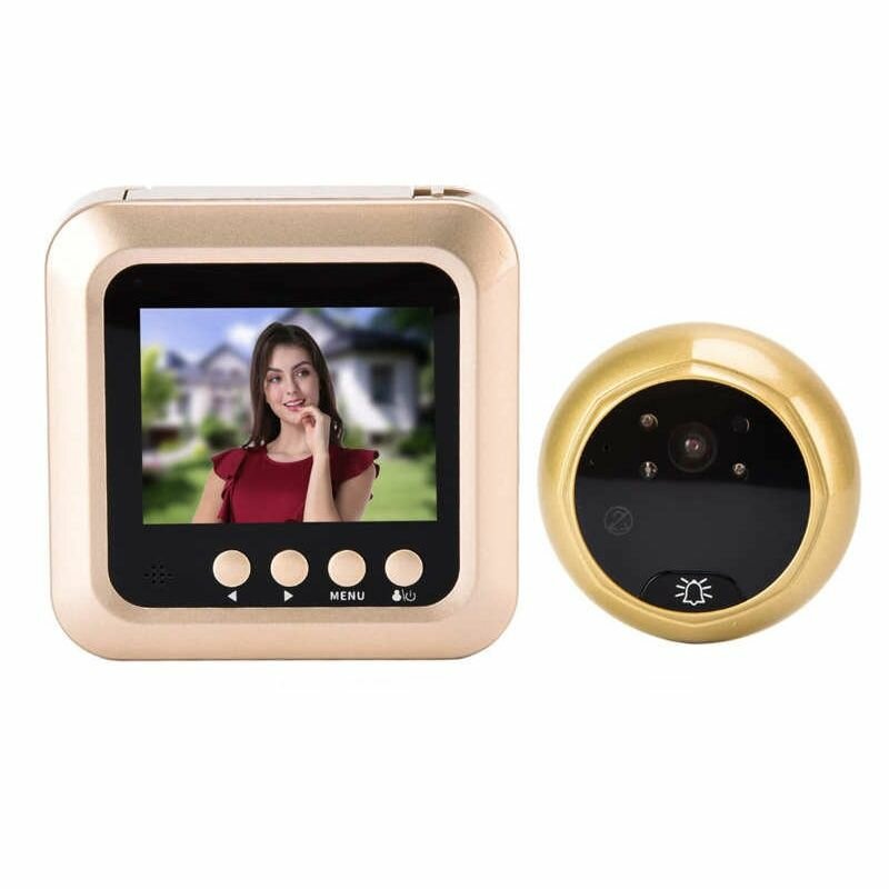 Эксклюзивный видеоглазок с записью и звонком для входной двери, комплектующие для монтажа