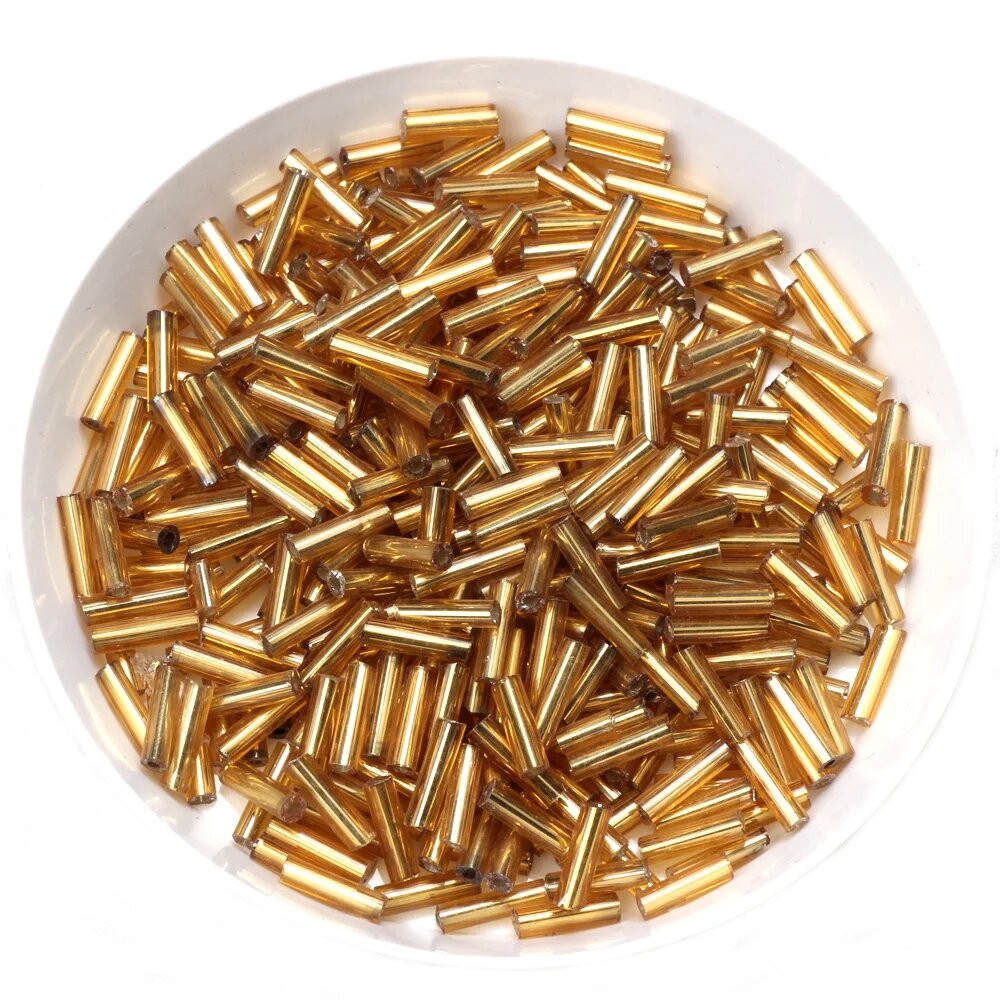 Стеклянные бусины OLINGART круглые 2x6 мм 330 шт 6mm 10g 22