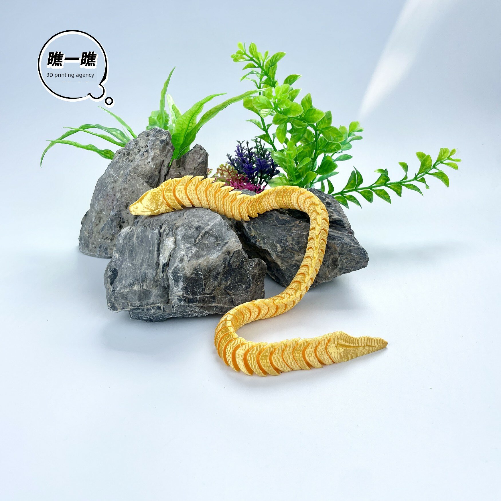 3D-печатная реалистичная модель электрического угря с подвижными суставами, игрушка, украшение, декор, реквизит для