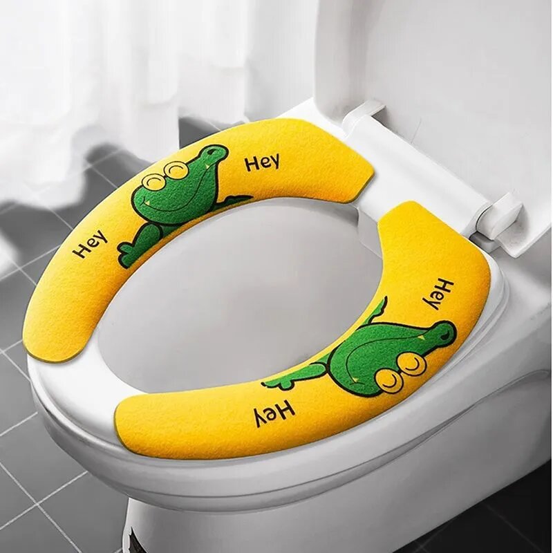 Клейкий коврик для унитаза