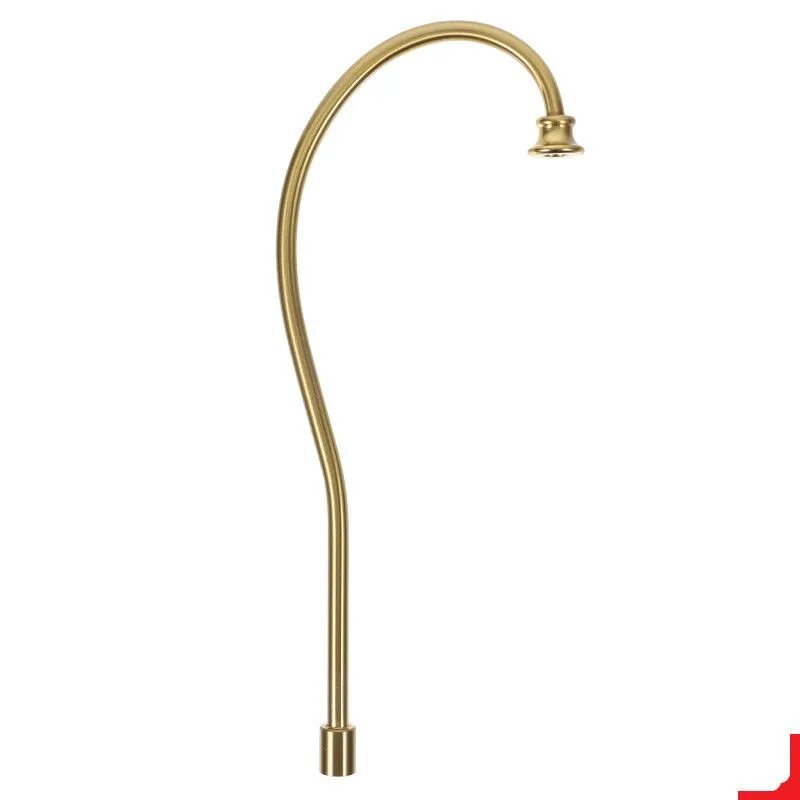 Золотая осветительная арматура, изогнутая трубка, стержень лампы, настольные аксессуары, проекция для стекирования 32.50X1.60X1.00CM