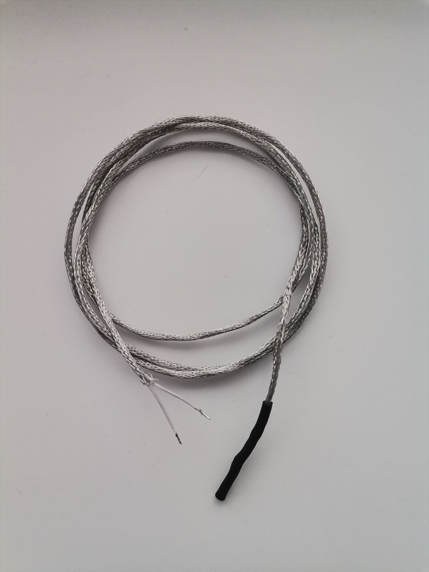 Датчик температуры NTC MF52B 10 кОм, 3950 с проводом мгтфэ 2х0,2 1м