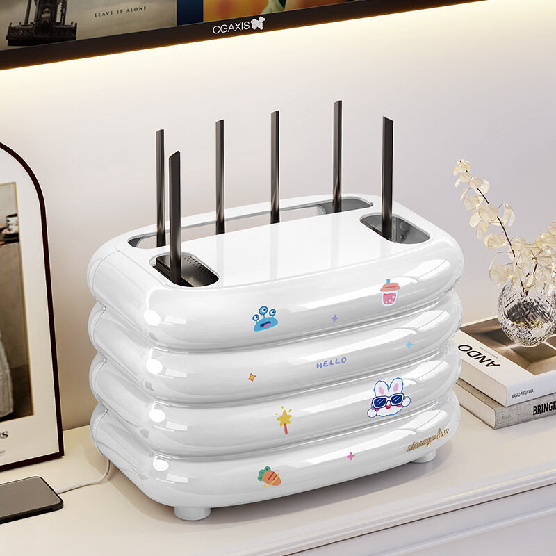 Коробка для хранения Wi-Fi устройств, сетевой фильтр, широкополосный модем, маршрутизатор, многофункциональный органайзер для кабелей, коробка для хранения маршрутизатора для рабочего стола.