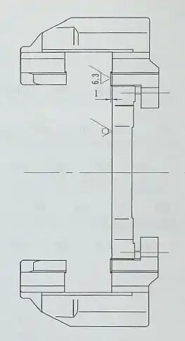 Скоба суппорта переднего Ford Focus 05>
