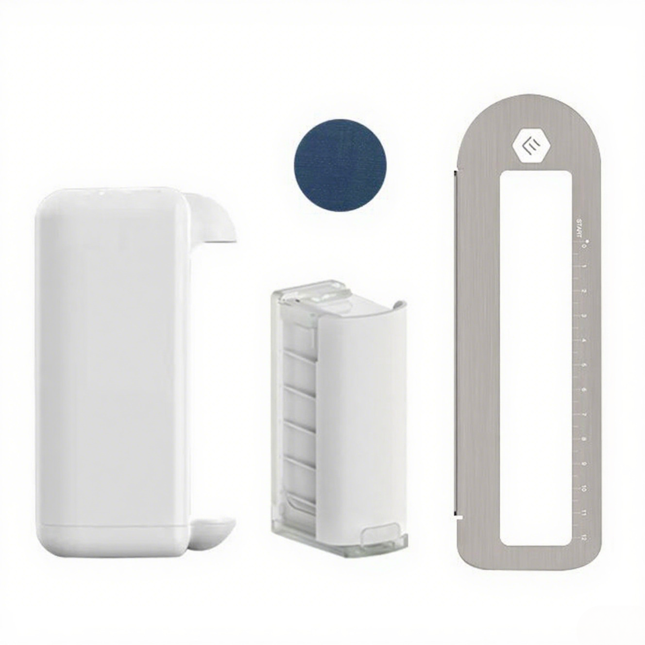 PrintPods Ручной принтер Мини портативный струйный тату-принтер с кожезаменимой черно-синей картриджем для чернил Функция BT Управление через приложение Совместим с смартфонами Android/iOS Печать на бумаге Подарок Размер печати 2.6x20cm Точность печати