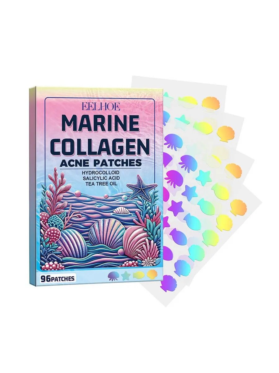 Патчи от прыщей, физическое покрытие, 96 шт, долговечные