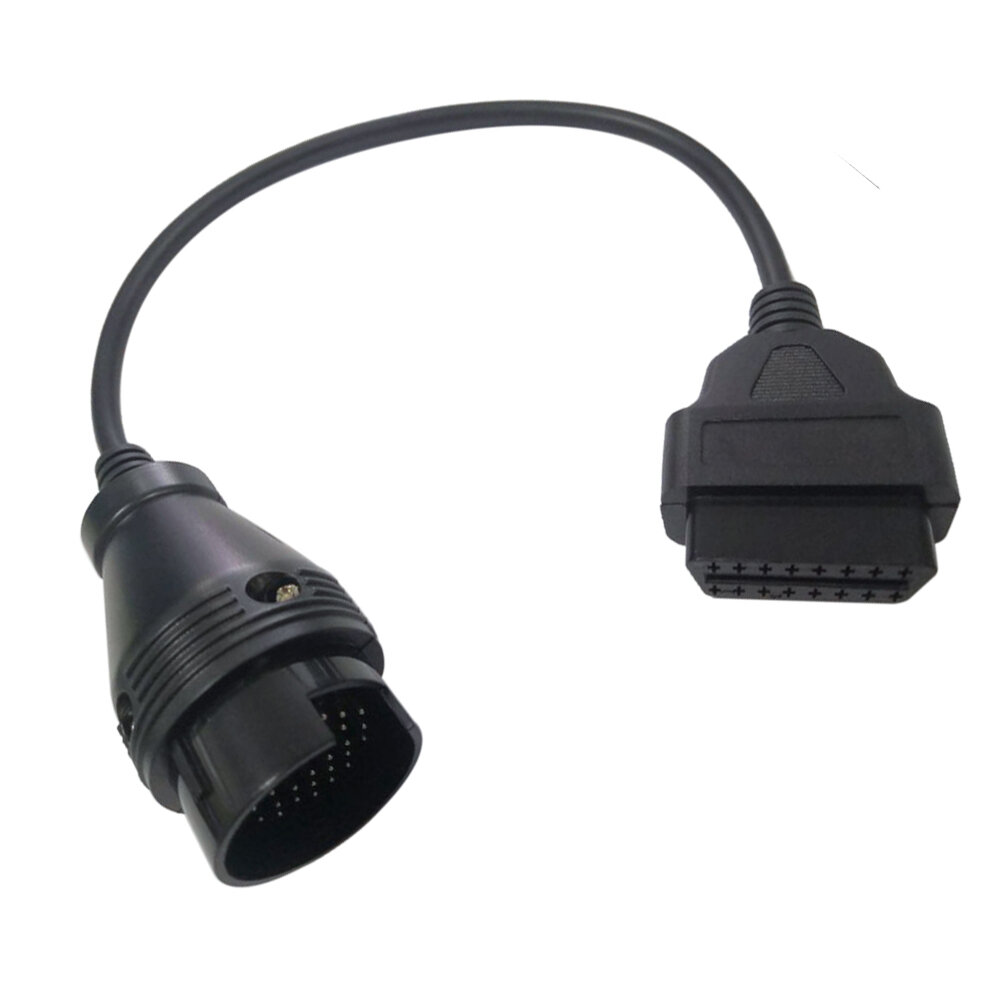 Кабель OBD 2 38Pin к 16Pin для Mercedes Benz, адаптер-разъем женский, длина 38см, вес 57г, набор включает 1 адаптер Mercedes Benz 38Pin мужской к 16Pin OBD2 женский
