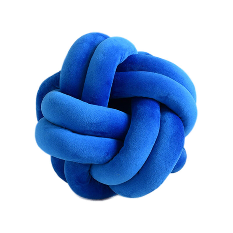 Подушка неправильной формы, домашняя подушка в форме шара, завязанная шаровая подушка, европейский стиль, ручная работа, DIY, плетеная подушка, мягкая короткая плюшевая