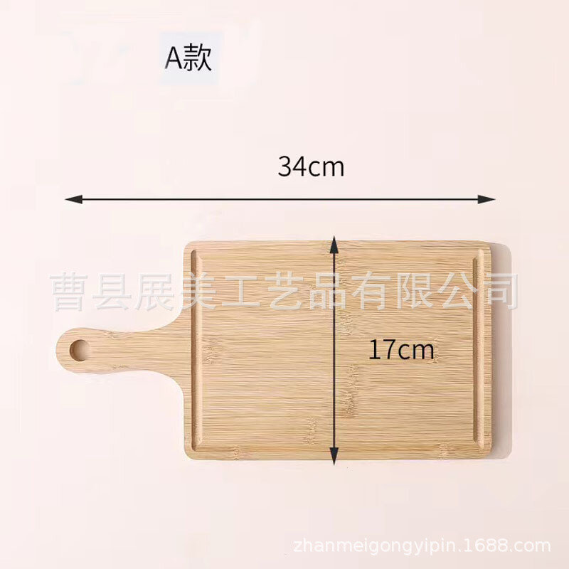 Бамбуковая тарелка для пиццы в японском стиле для выпечки хлеба стейк доска прямоугольная креативная пищевая добавка