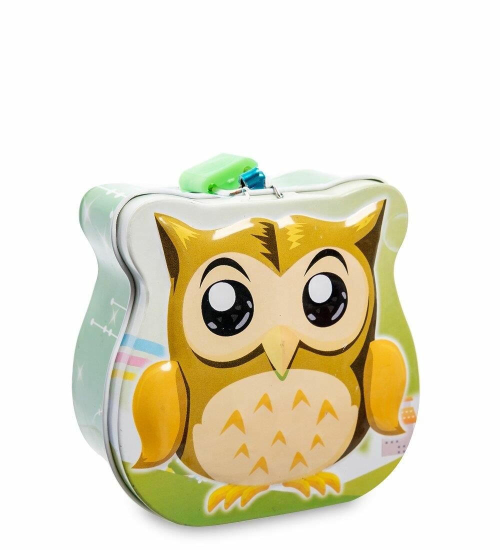 Металлическая копилка Совенок A2145551 разностор, Металл