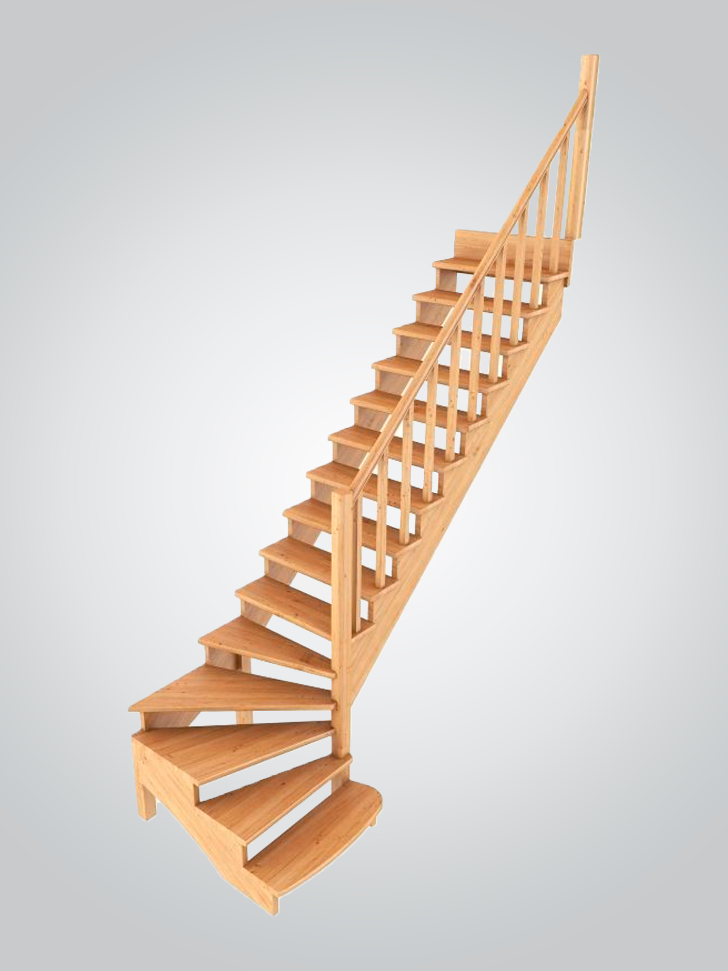 Лестница на второй этаж К-001м/8 Правая