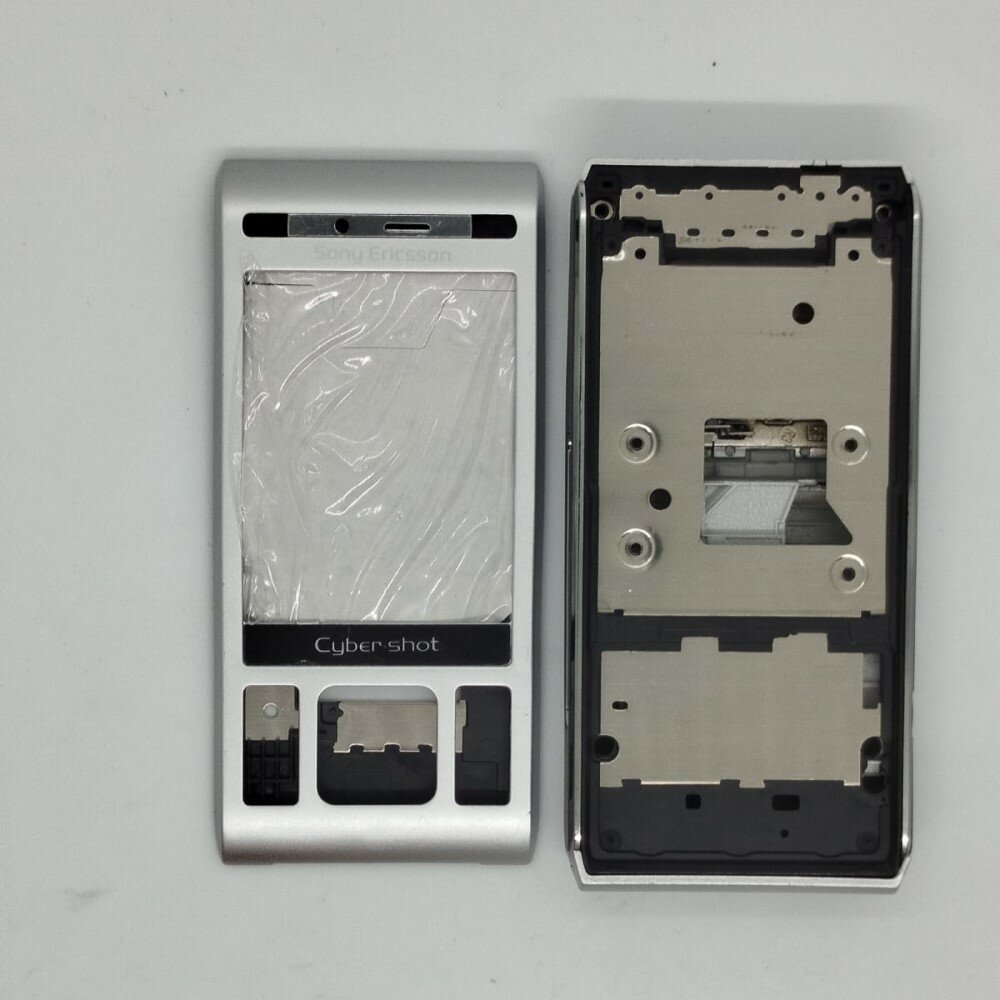 Корпус для Sony Ericsson C905 + средняя часть (серебро)