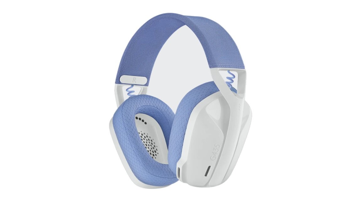 Беспроводная компьютерная гарнитура Logitech G G435, Бежевый и сиреневый