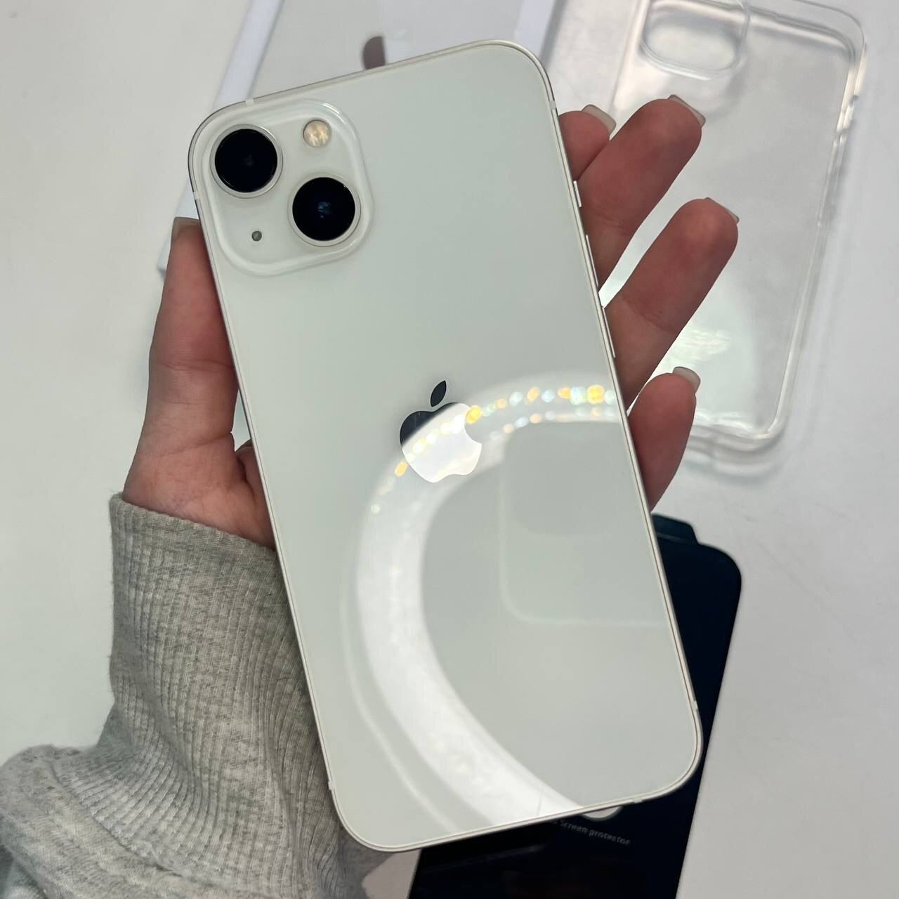 Смартфон Apple iPhone 13 128 ГБ, Dual: nano SIM + eSIM, сияющая звезда (без rustore)