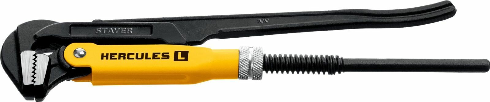 Ключ трубный STAYER №0, до 3/4 , длина 280 мм, с прямыми губками, модель Hercules L