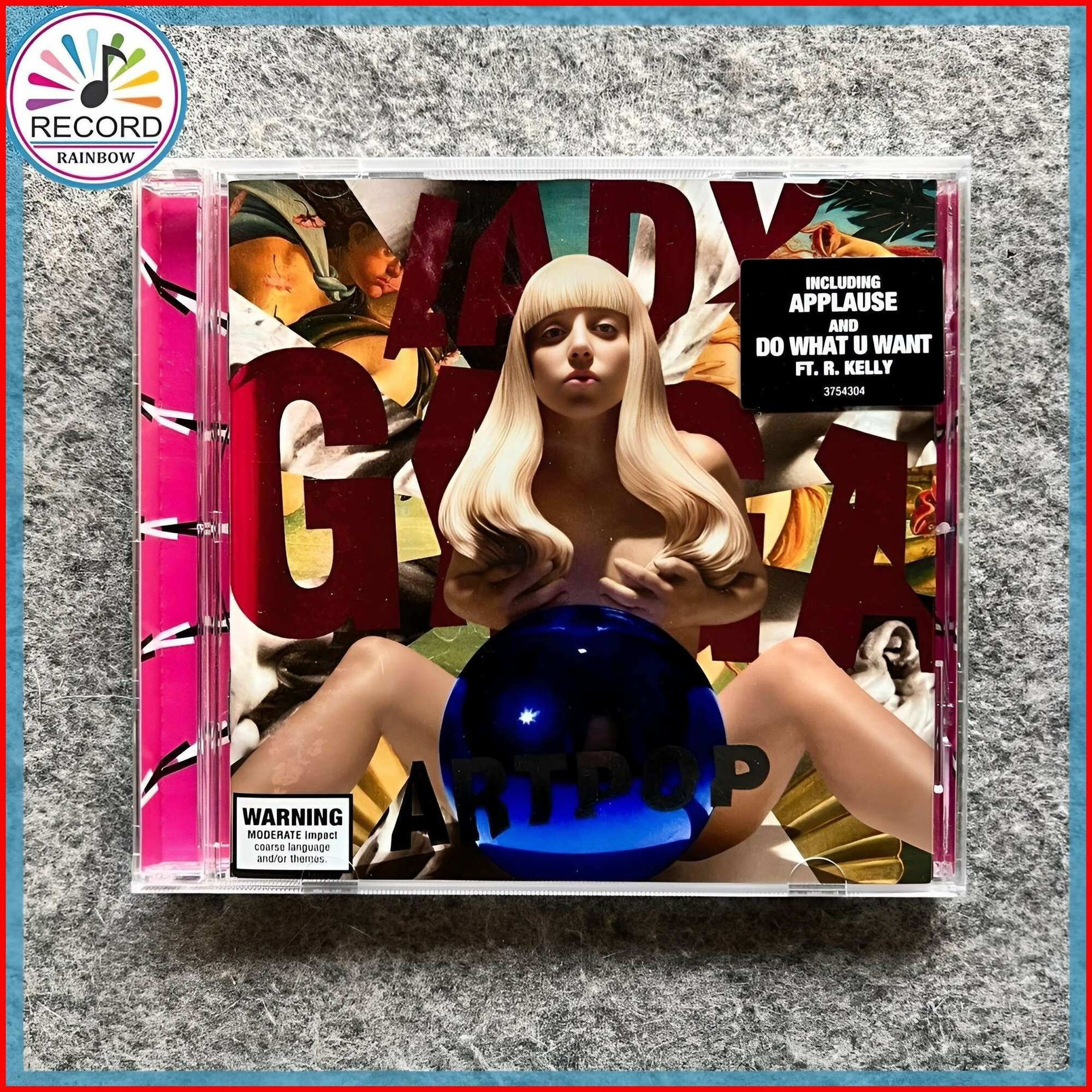 CD Lady Gaga Artpop CD 1Z05802 запечатанный совершенно новый альбом