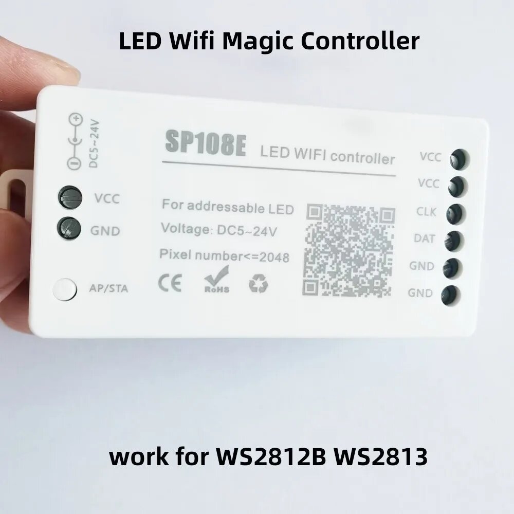 SZRZGT SP108E WiFi RGB контроллер для светодиодных лент