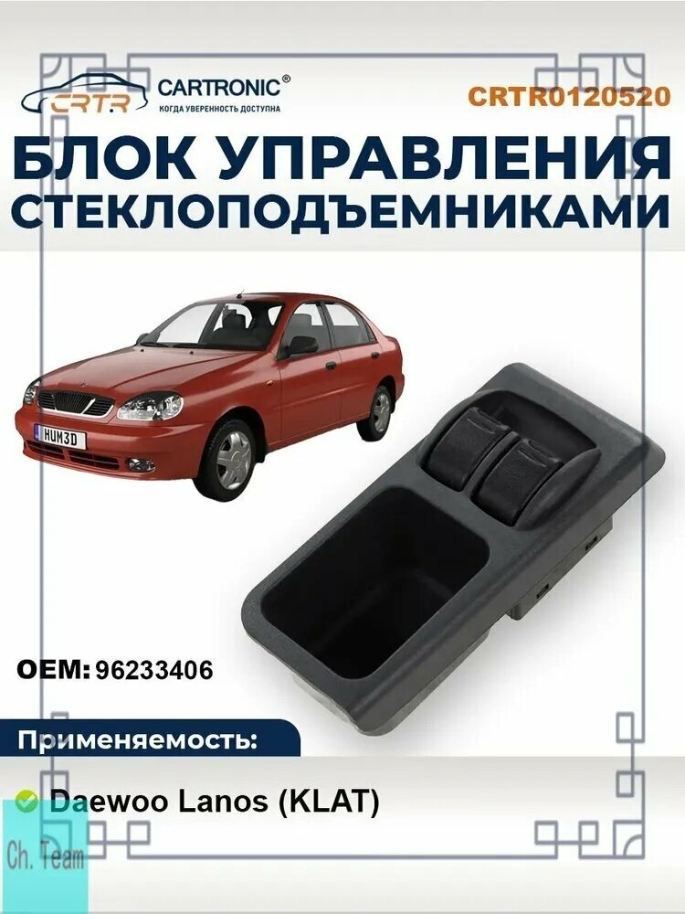 CARTRONIC Блок управления, арт. CRTR0120520, 1 шт.