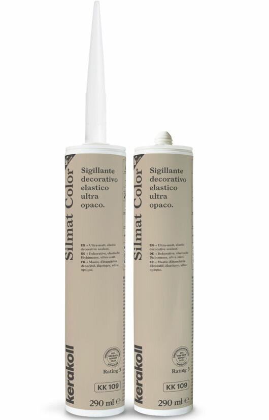 Силиконовый герметик матовый Kerakoll Silmat Color KK109, для плитки, ванной, кухни влагостойкий, против плесени, 310 мл