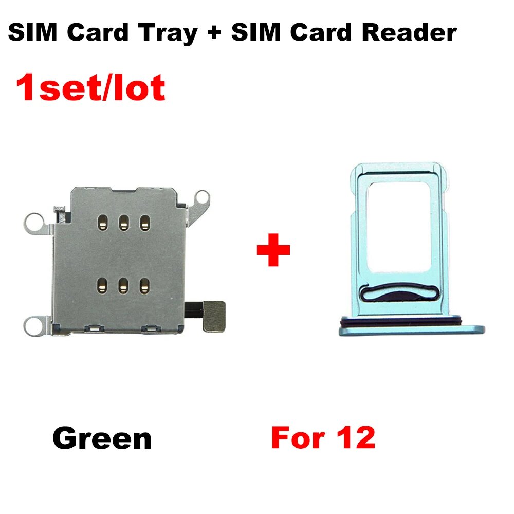 Держатель лотка SIM-карты для iPhone 12 Green