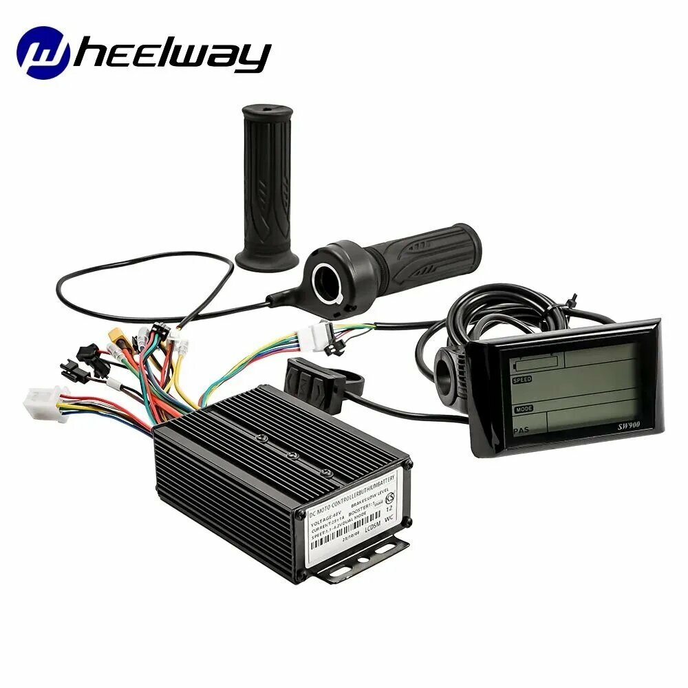 Электрический контроллер бесщеточного двигателя 48V800W SW900 Комплект дроссельной заслонки с ручным поворотом инструмента