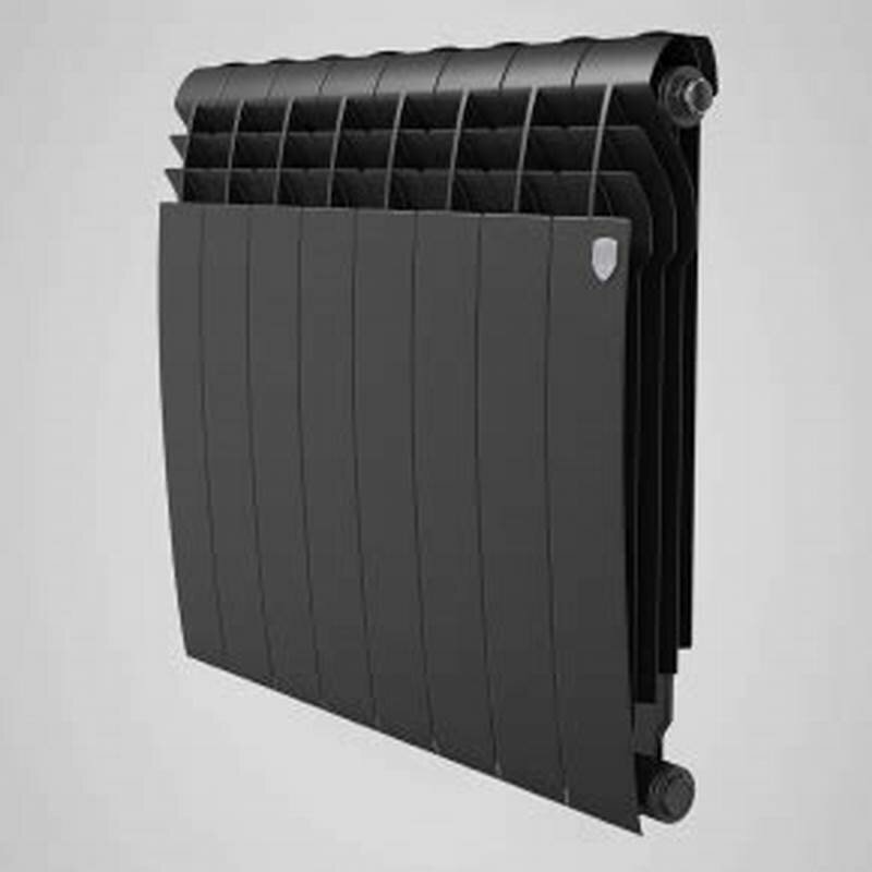 Радиатор биметаллический Royal Thermo Biliner new 500, Noir Sable, 8 секций