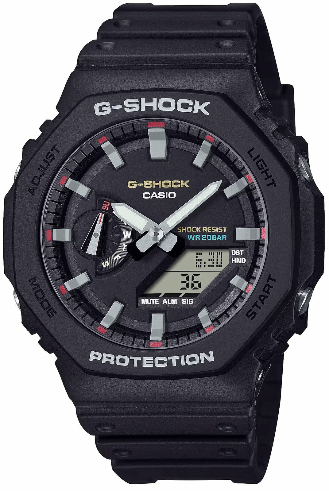 CASIO, серебряный/черный
