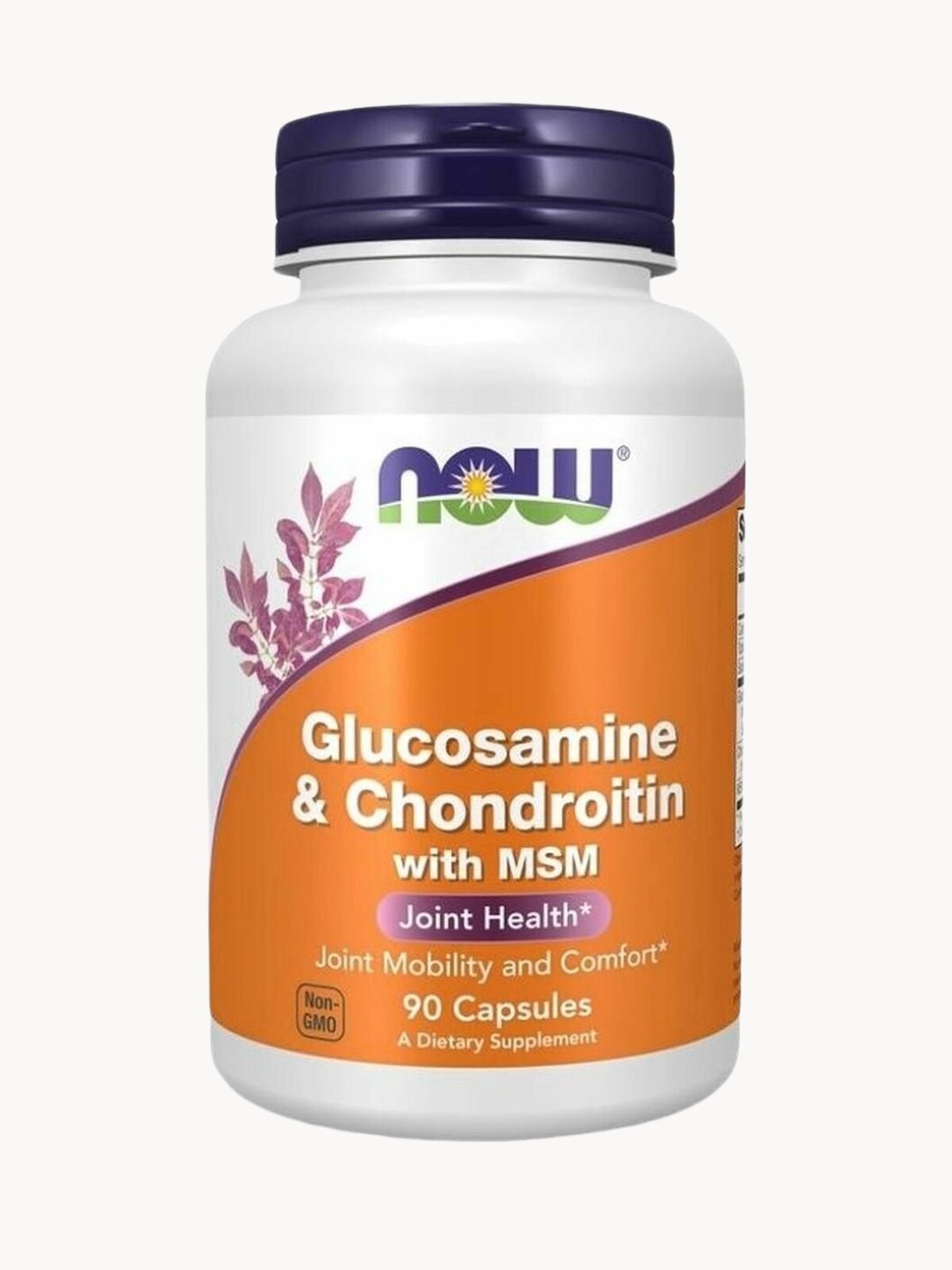 Витамины Глюкозамин и хондроитин с МСН NOW Glucosamine & Chondroitin with MSM, 90 veg caps