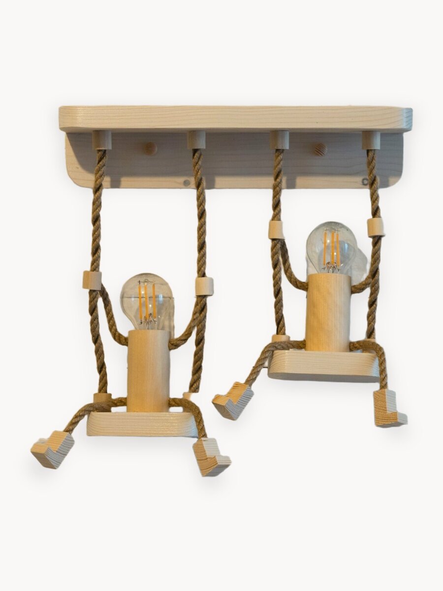 Светильник настенный TWOMAN WHITE/Светильник в детскую/Ночник в детскую/Бра