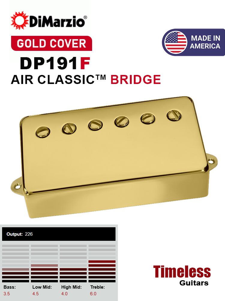 DiMarzio DP191F Air Classic гитара PAF 59 стиль звукосниматель