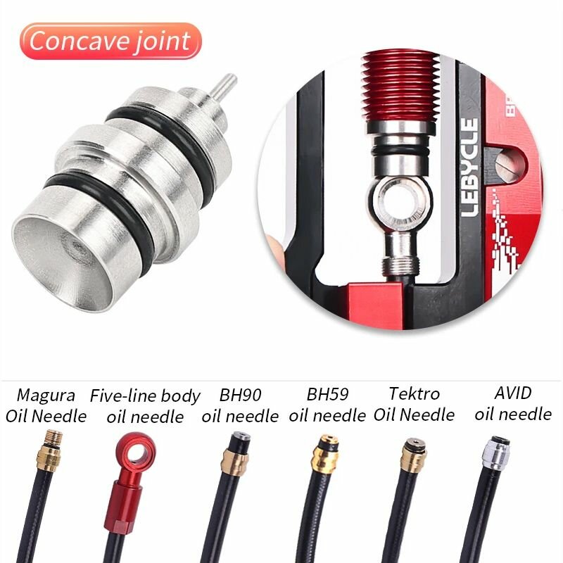 Инструмент для установки велосипедной масляной иглы / резак для шланга / Набор оливок и штуцеров для гидролиний Shimano BH59, 5 штук в комплекте