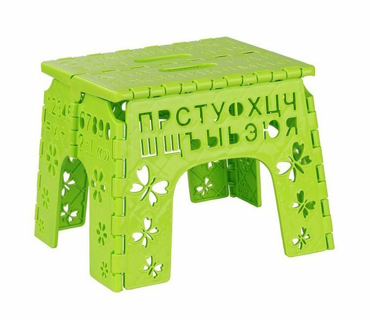 Табурет Альтернатива Алфавит складной, салатовый (М4961)