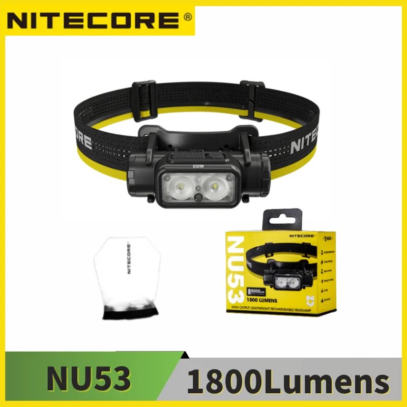 NITECORE NU53 налобный фонарь 1800 люмен