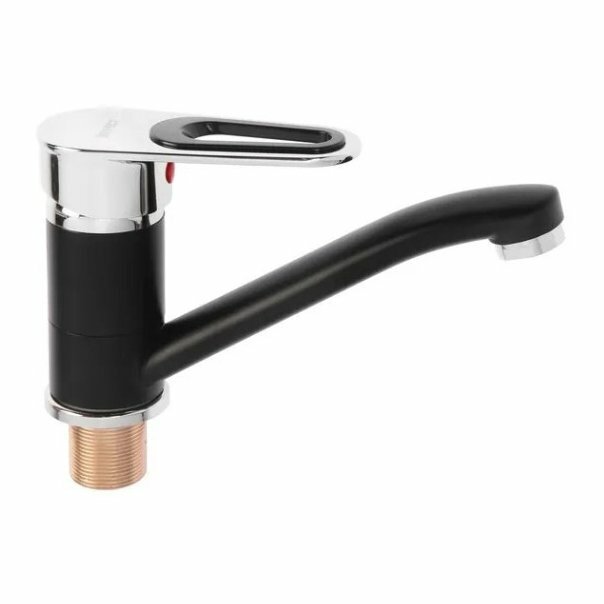 Смеситель Эверест (Everest) для кухни с коротким изливом B45-274F черный