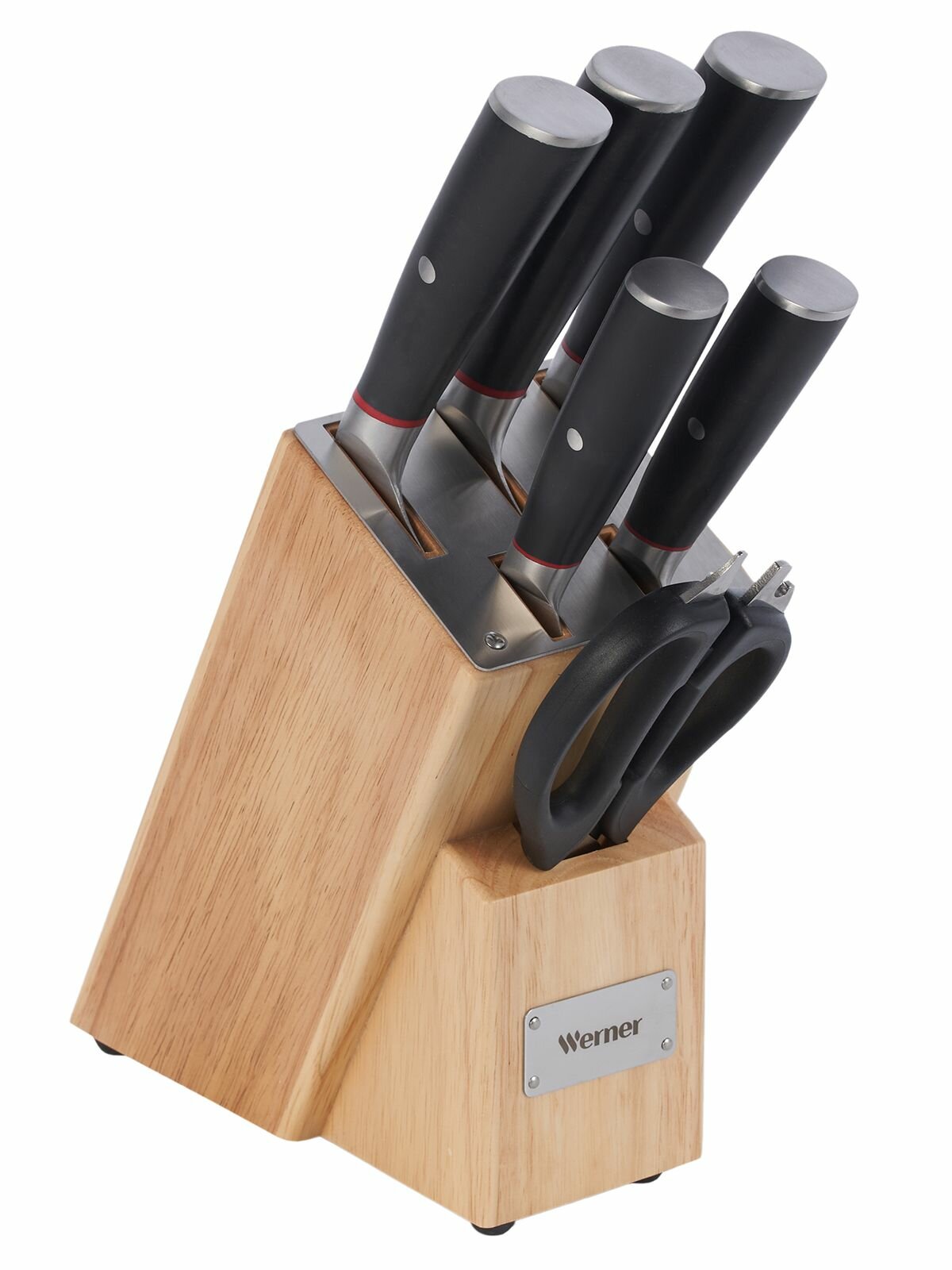 Набор ножей Werner Como на подставке 52137 6 предметов