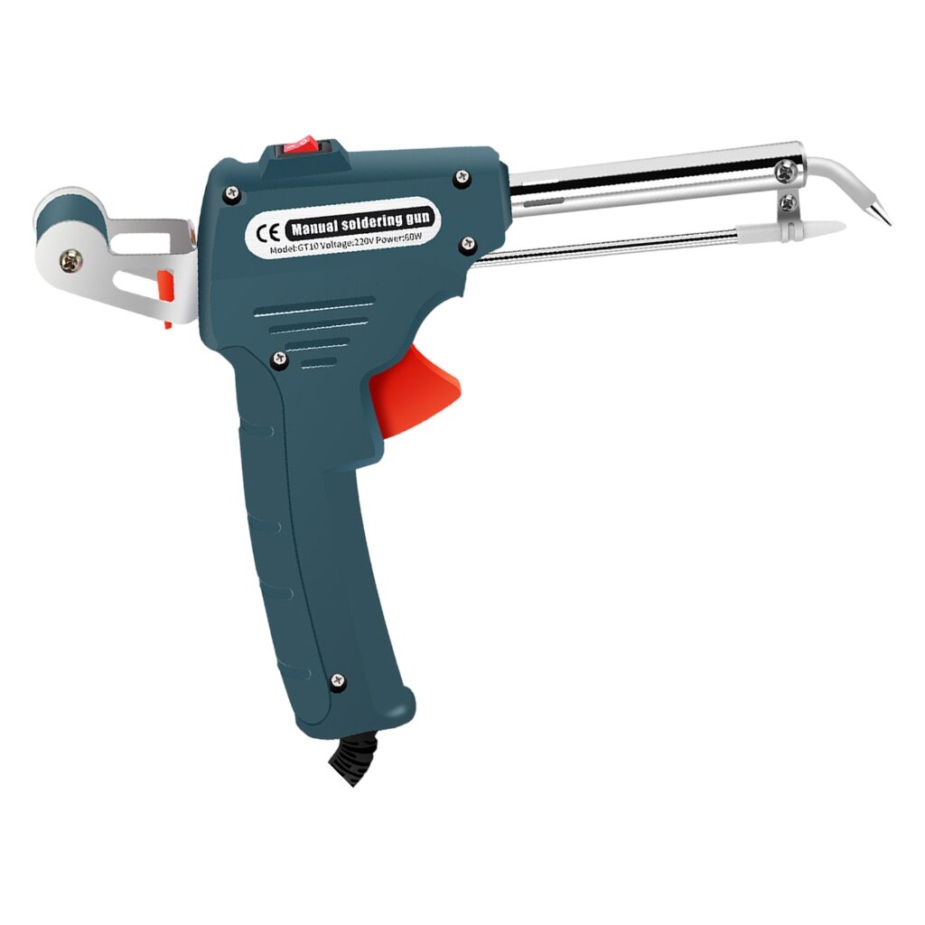 Многофункциональный Паяльник Набор Паяльных Пистолетов Мощностью 60 Вт с Внешним Нагревом Комплект Паяльных Пистолетов с Регулируемой Температурой До 480 ℃