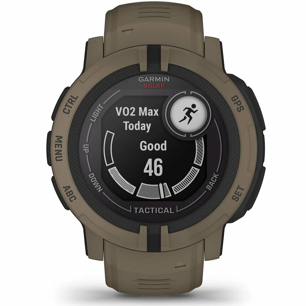 Смарт-часы Garmin "Instinct 2 Solar", Tactical Edition, с солнечными батареями
