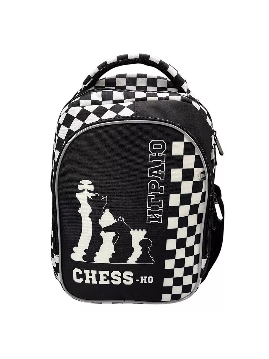 Рюкзак CENTRUM "Chess-no", облегченный, полиэстер, эргономичная спинка