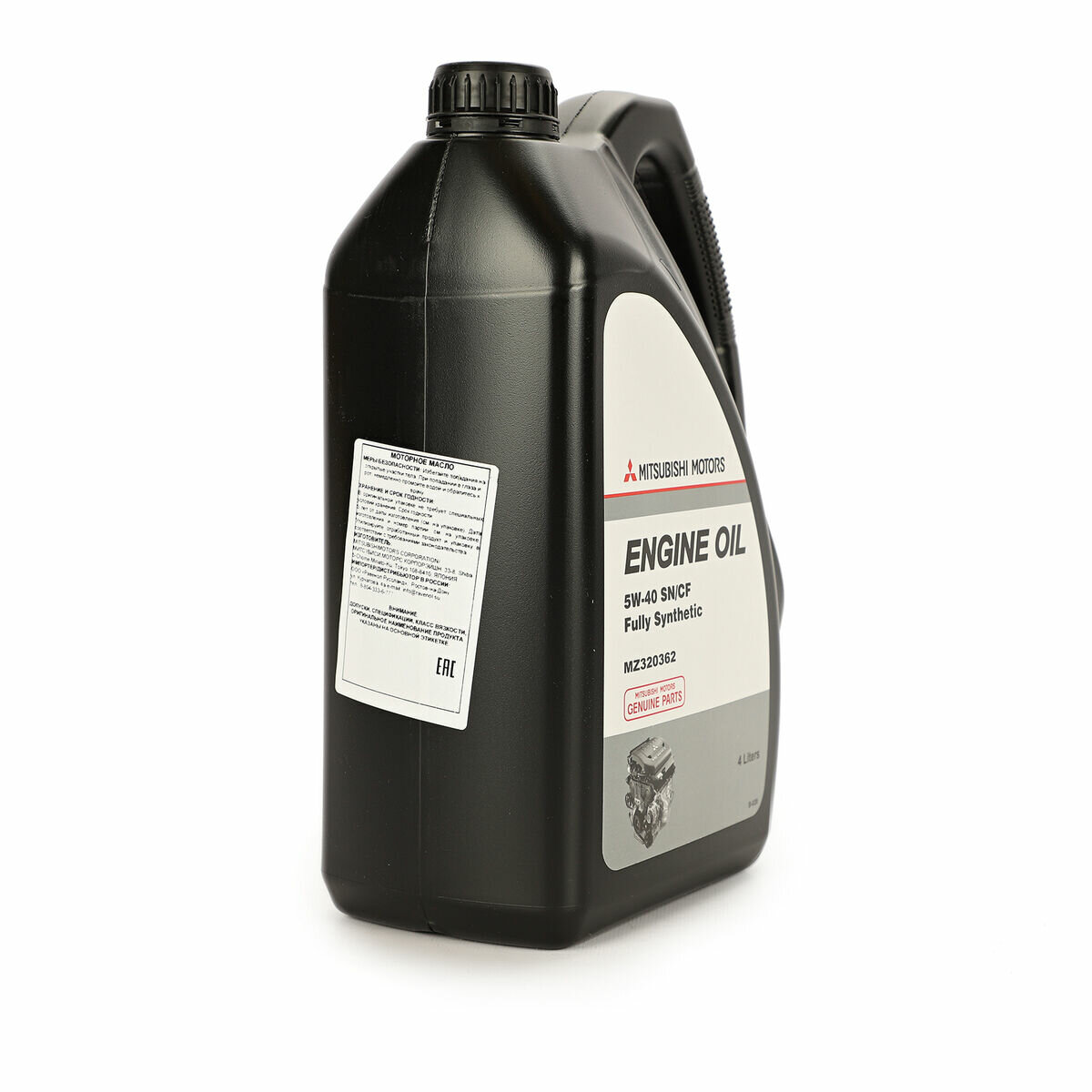 Масло Моторное Mitsubishi Синт. 5W-40 4Л.(Mitsubishi Mz320362)
