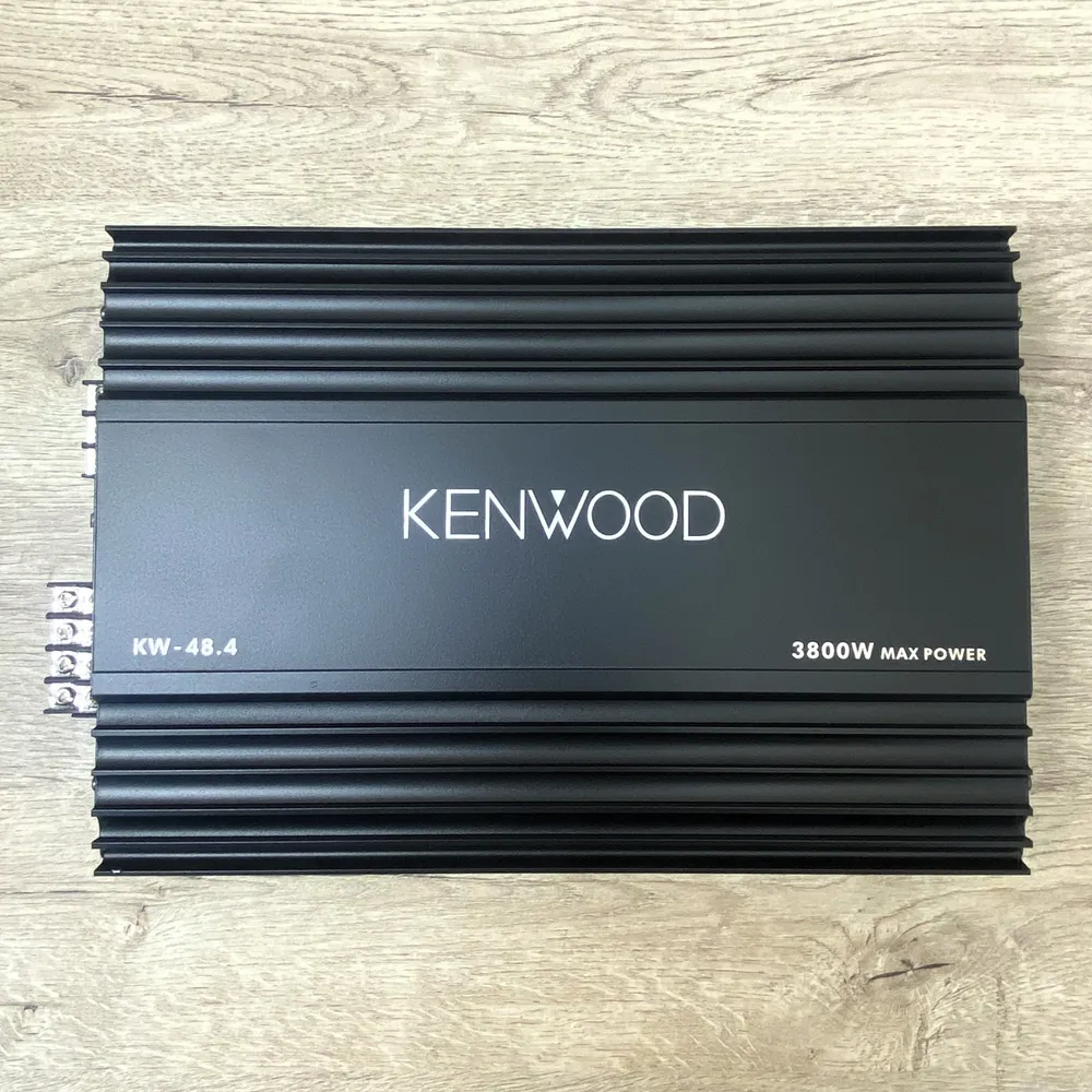 Автомобильный усилитель звука Kenwood KW-48.4, 3800Вт, 4-х канальный