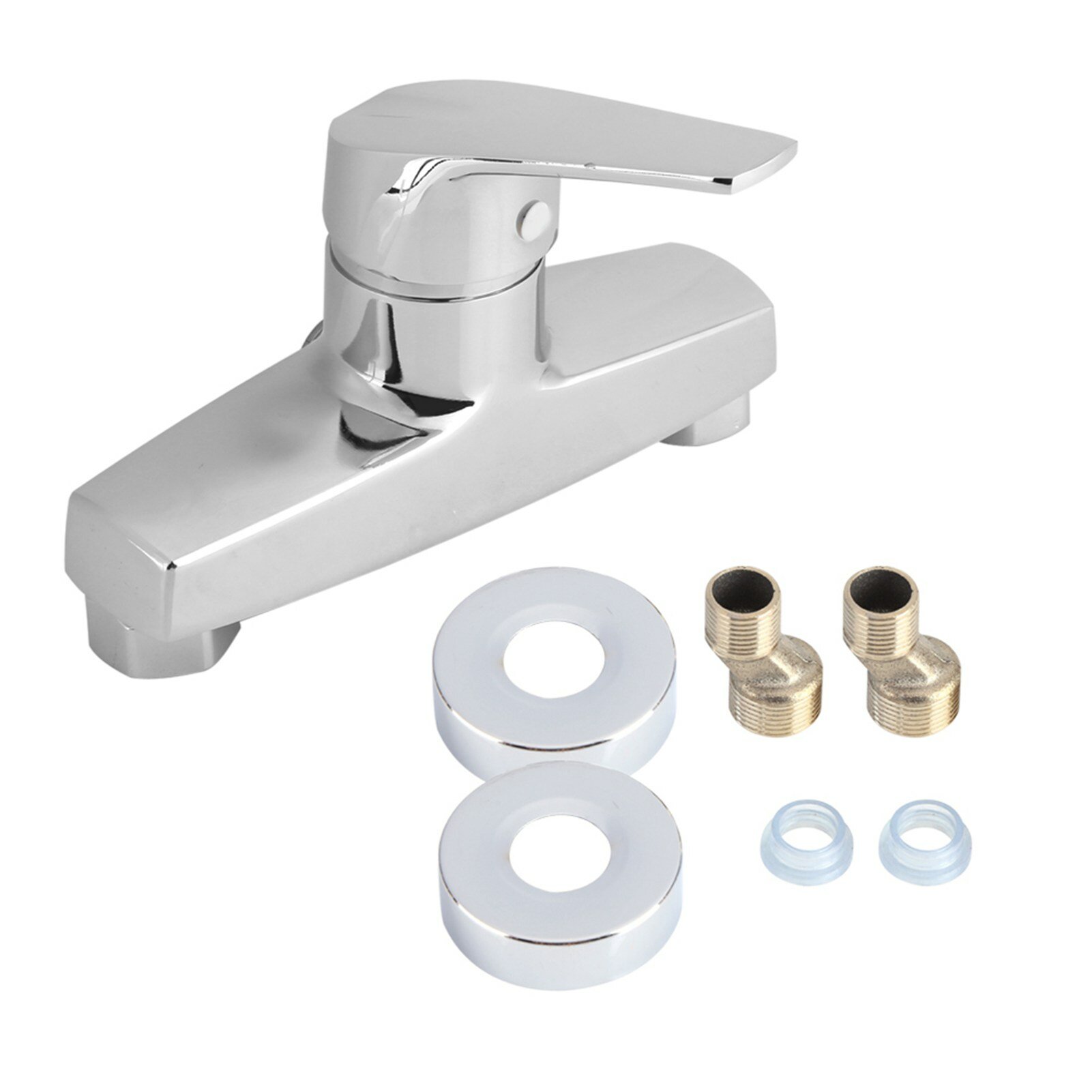 Настенный смеситель для ванной комнаты из цинкового сплава, смеситель для ванны с одной ручкой, смеситель для душа, смеситель для душа